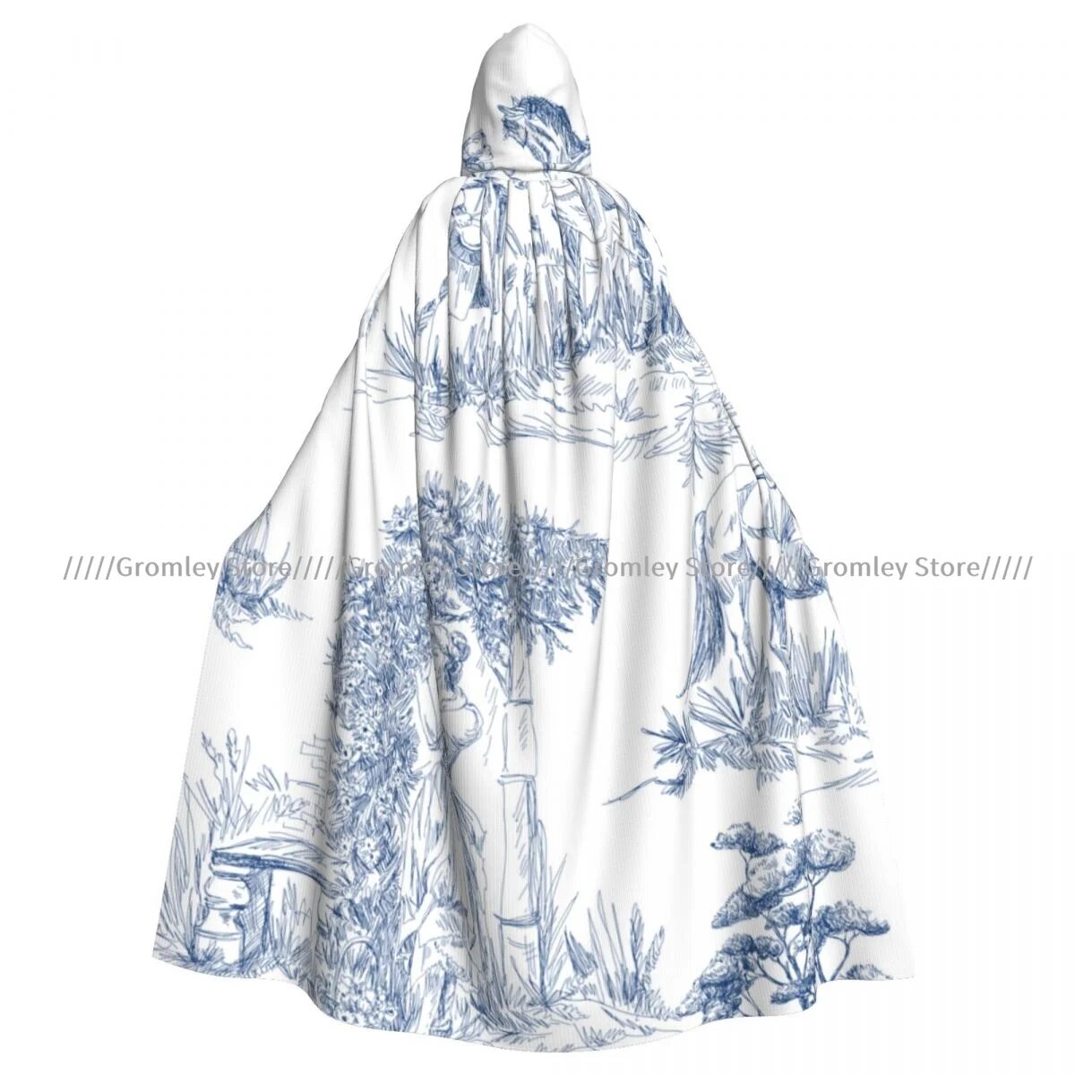 Плащ ведьмы полиэстер коричневый Color8