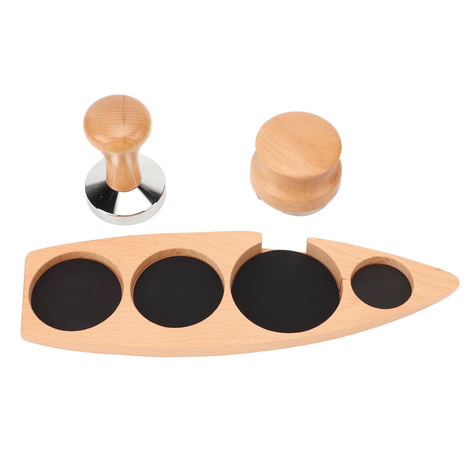 Набор держателя и распределителя кофе с молотком для бариста, кафе, ресторанов и дома, совместим с 51/53 мм основаниями