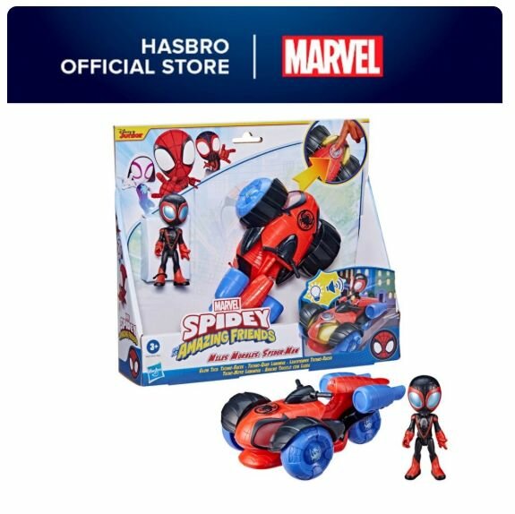 Hasbro Marvel Spidey and His Amazing Friends Toy Figure / Детский набор игрушек Человек-паук и его друзья, состоящий из 10 кукол, маску можно переворачивать вверх и вниз. Марвел