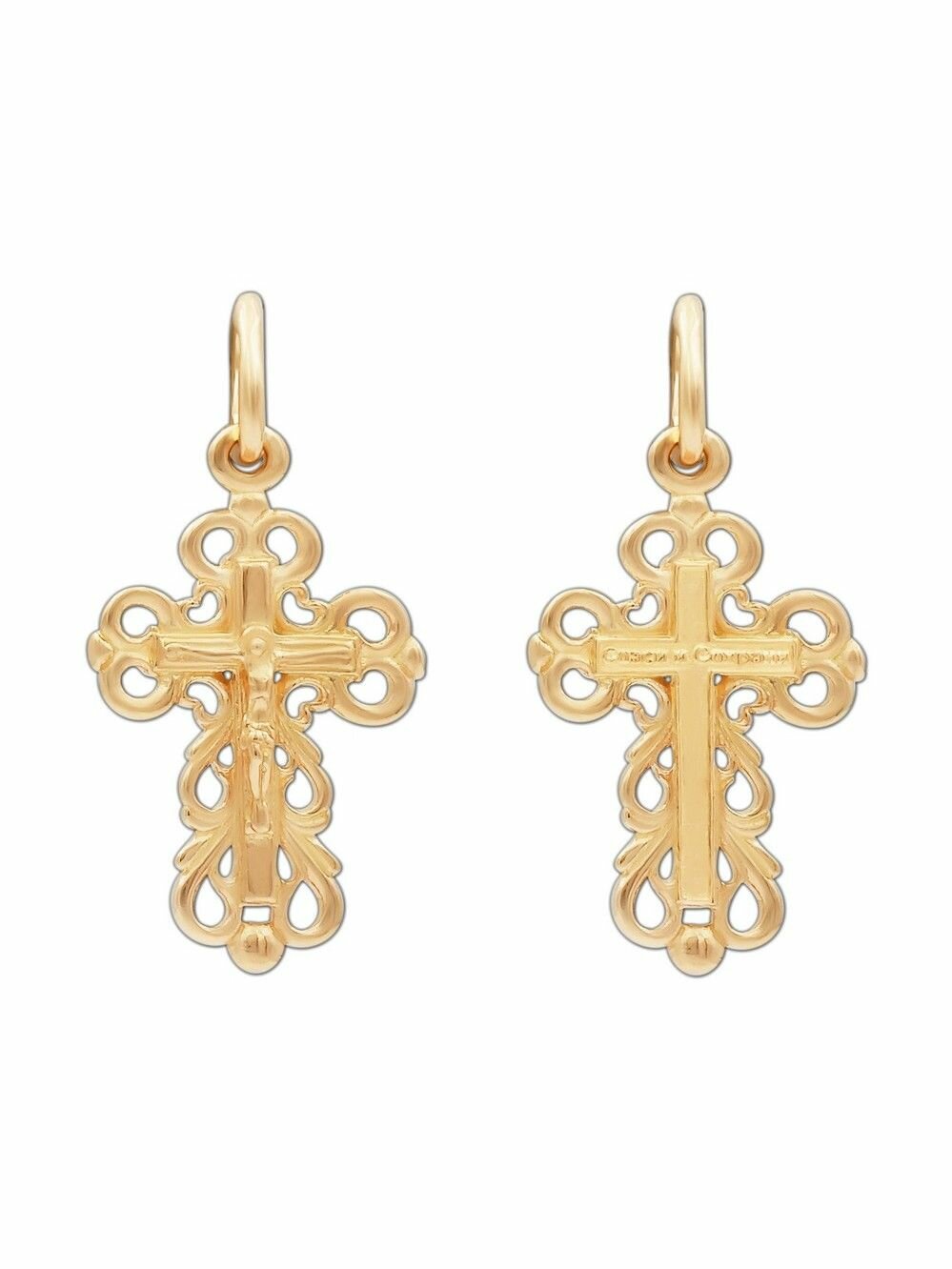 Крестик, серебро, 925 проба