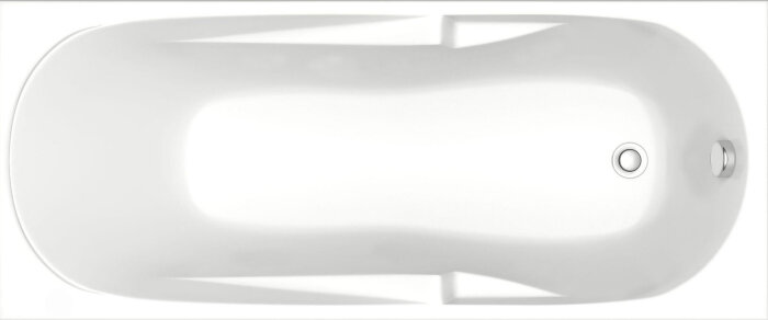Акриловая ванна Bas Мальдива стандарт 160x70 см, пристенная, белая, на ножках