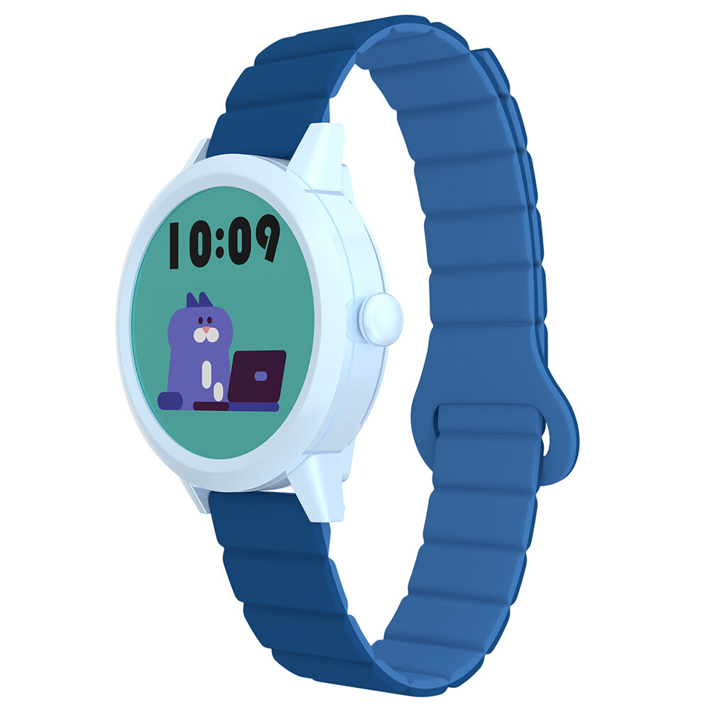 KAVVO Smart Watch с цветным экраном BOE 1.106 дюймов для Android iOS, монитор пульса, сон, запись женского здоровья, спортивные часы, водонепроницаемые, черный, зеленый, белый, синий, силикон, цинк-сплав, 130mAh, 2ATM, 36*36*9.85mm, 21g