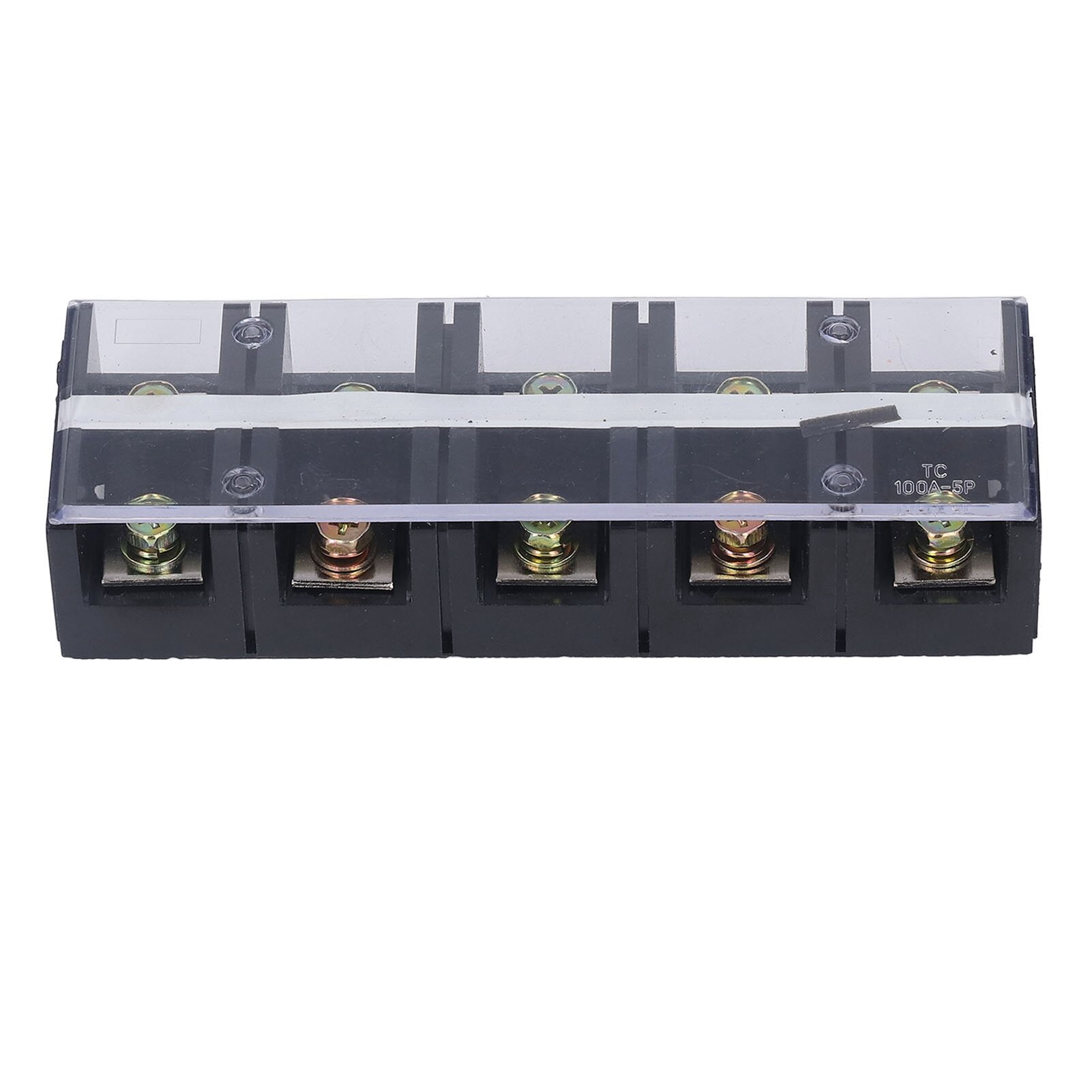 Клеммная колодка 100 А 600 В TC фиксированного типа из красной меди с двумя рядами винтовых клемм для распределительных систем