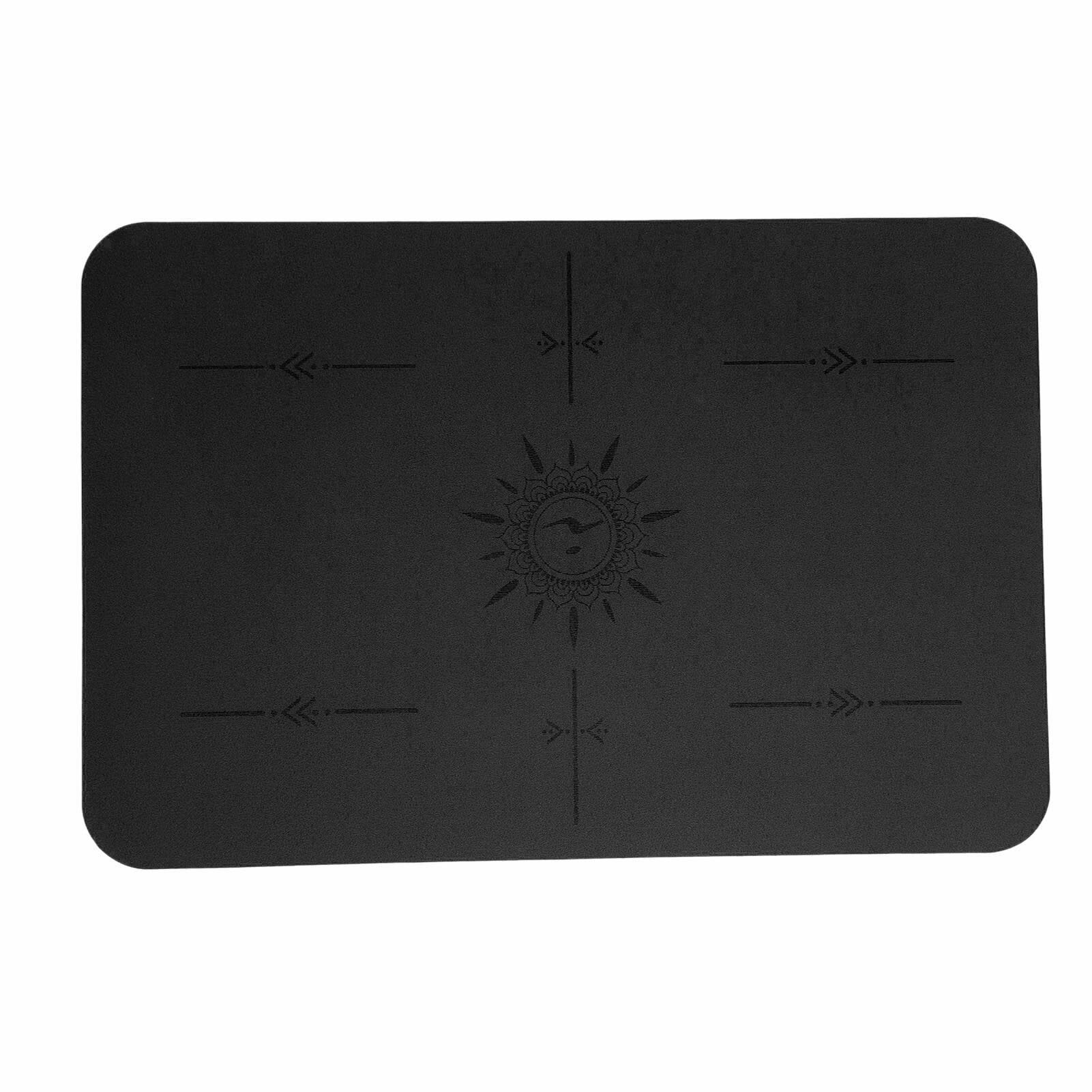 Защитный коврик для швейной машины, снижающий вибрацию, движение и скольжение, из полиуретановой резины, черный.