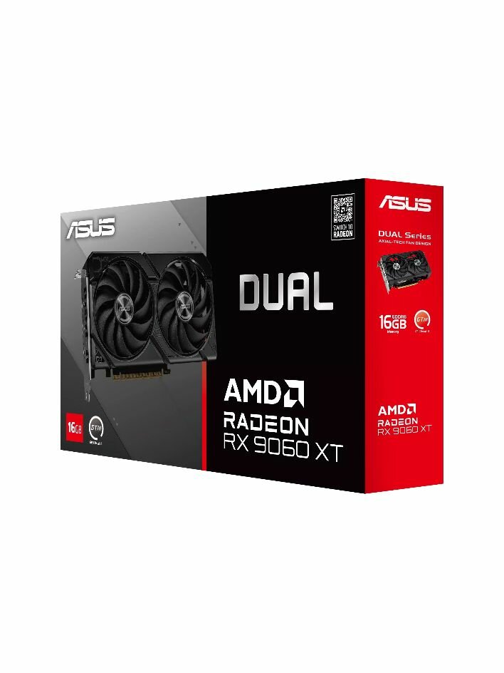 Видеокарта ASUS Dual Radeon RX 9060 XT 16G (90YV0LG2-M0NA00)