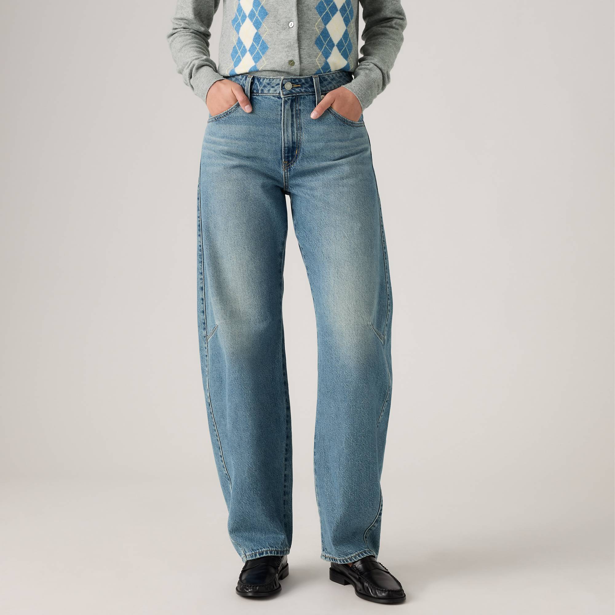 Джинсы багги Baggy Dad Barrel 