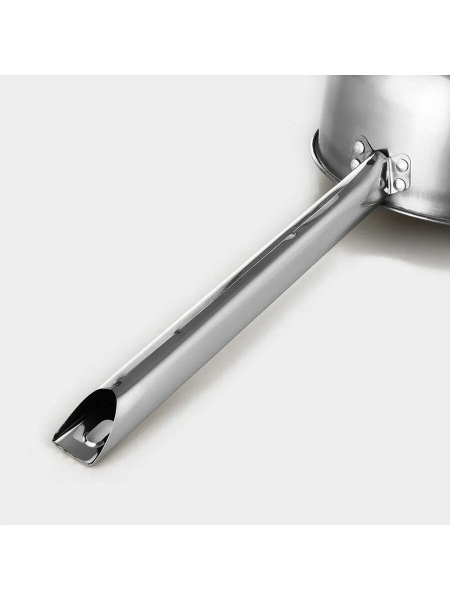 Медный ковш с длинной ручкой на 2,1 литра