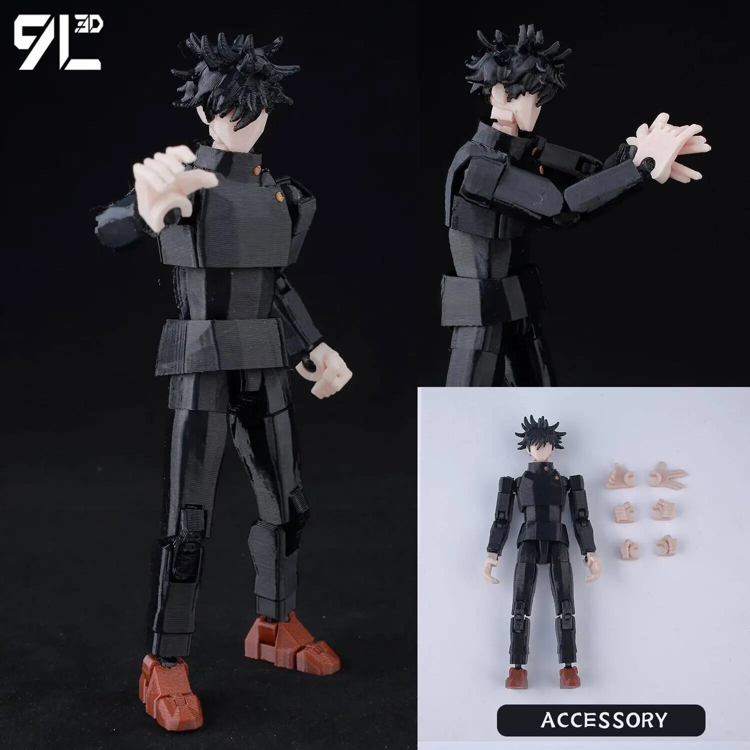 Фигурка Bandai Jujutsu Kaisen Sukuna Vs Gojo Черный, MegumiFushig