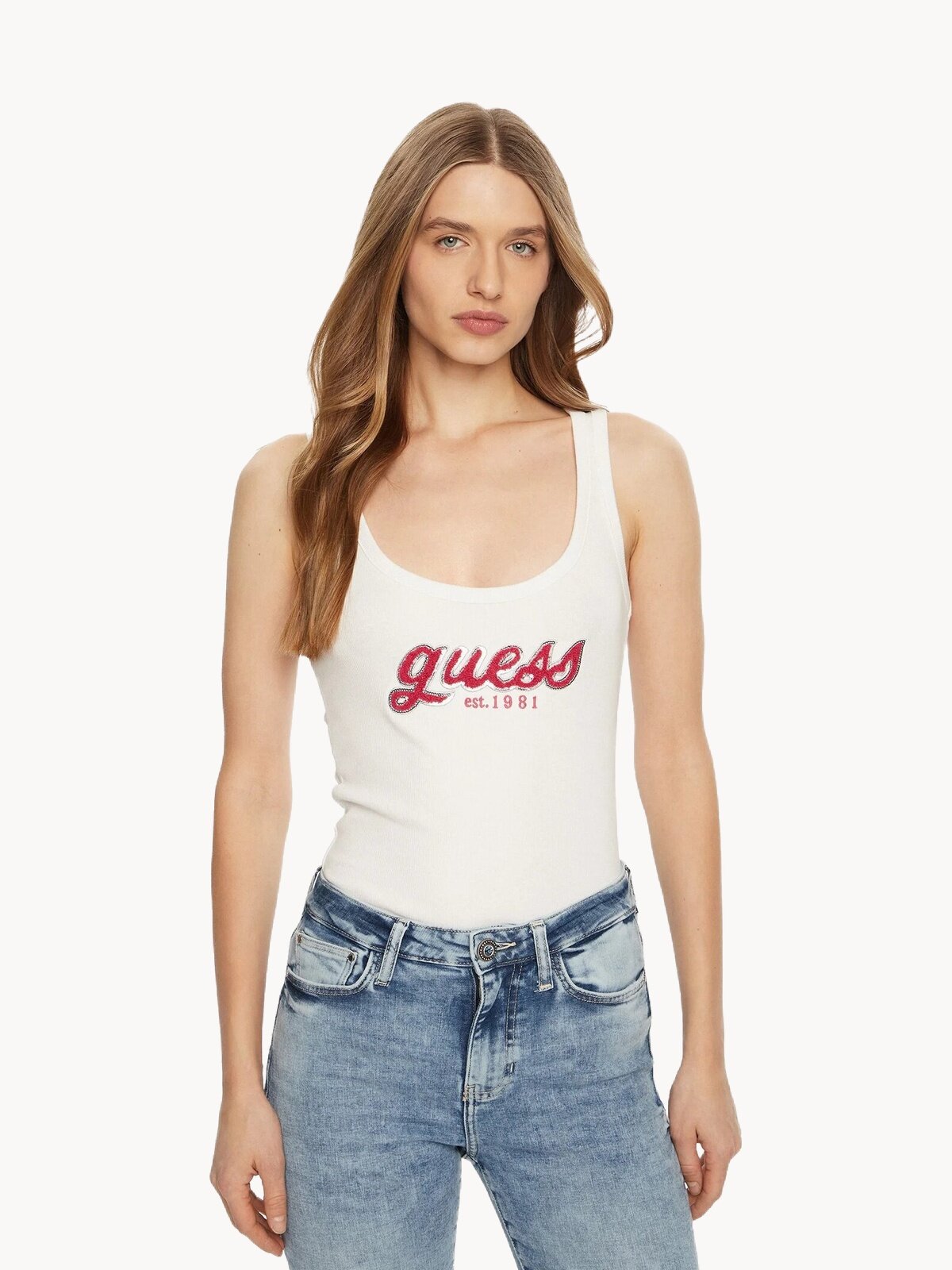 Майка Chenille Logo Tank Top Rib