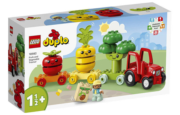 LEGO Fruit And Vegetable Tractor Building Blocks 10982 null