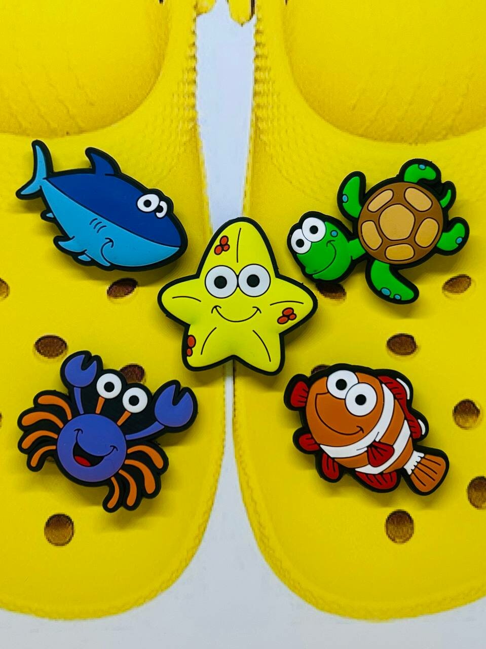 Джибитсы для Crocs Морские 5 шт