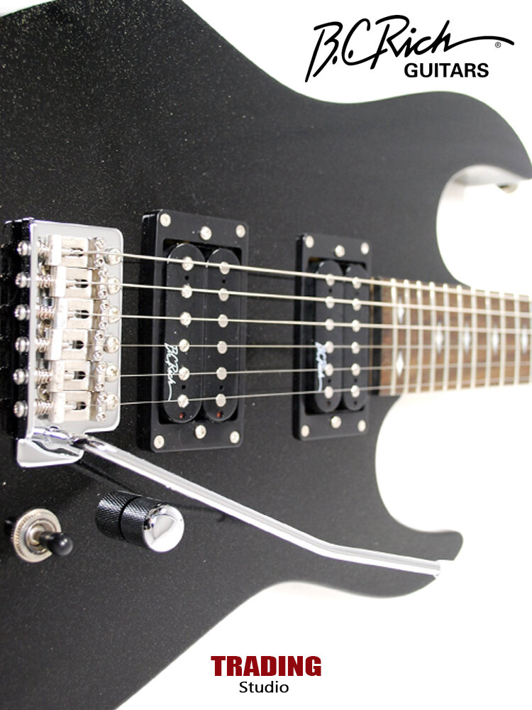 BC Rich-ASM1PBK 6-струнная электрогитара с двойными звукоснимателями