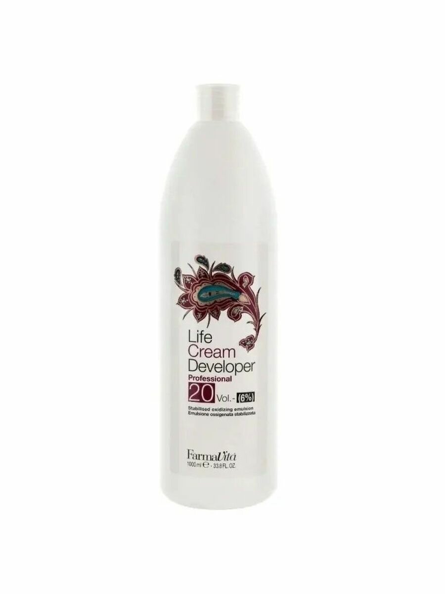 Farmavita Оксидант для волос Live Cream Developer 6% 20 Vol 1л