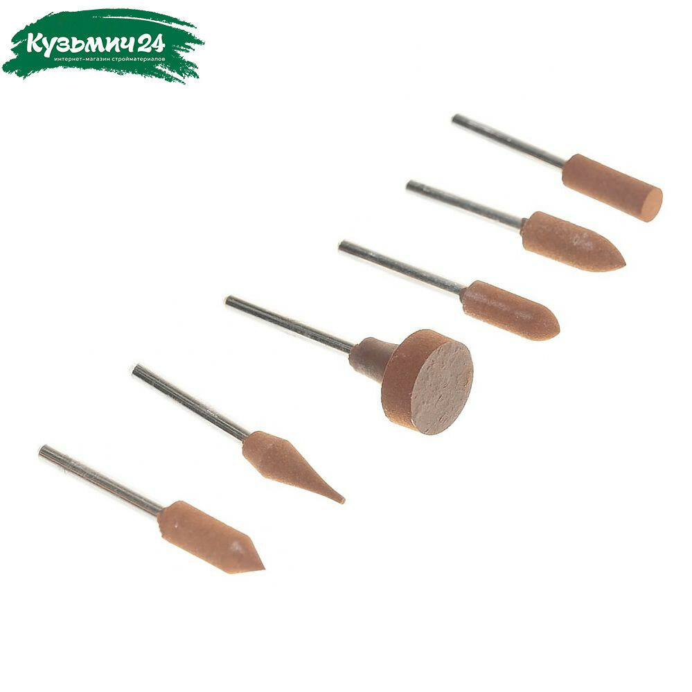 Насадки резиновые полировальные FIT 6 штук 36922