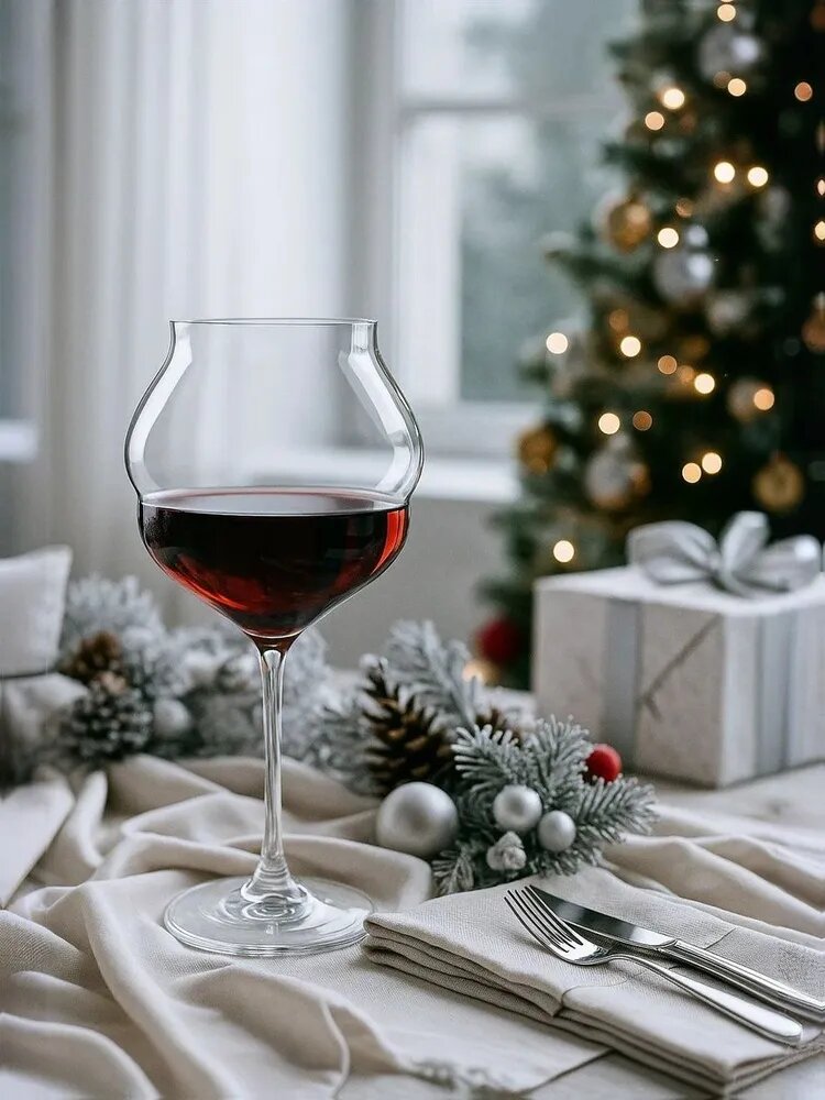 Бокалы для вина, подарочный набор Chef & Sommelier "Macaron" 2 шт, 500 мл. Французское, хрустальное стекло, на ножке. Франция