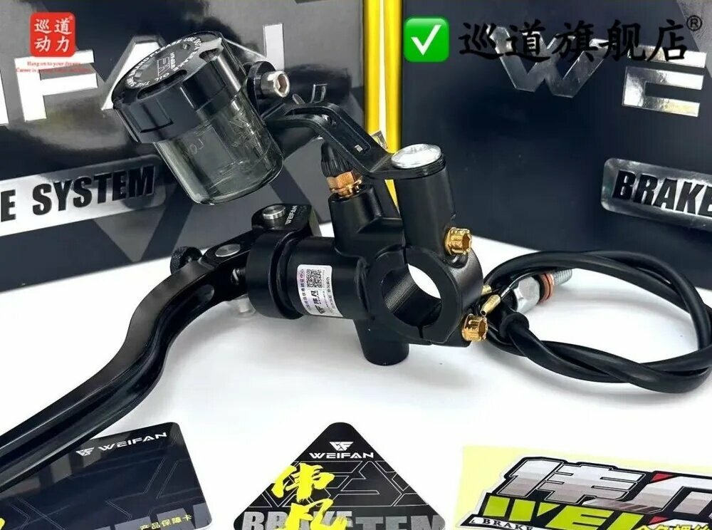 Тормозная под дублер Weifan 16x18 Black(неломайка) для питбайка