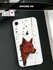Чехол на Apple iPhone XR / Айфон XR с принтом Красный волк, прозрачный