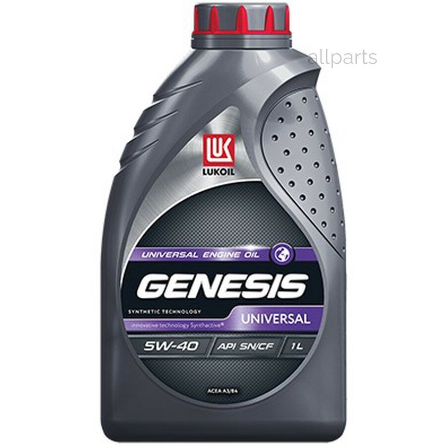 LUKOIL 3148630 Масло моторное 5W40 ЛУКОЙЛ 1л полусинтетика GENESIS UNIVERSAL SN/CF, A3/B4