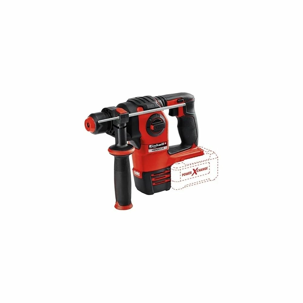 Аккумуляторный перфоратор Einhell PXC HEROCCO 18В, BL,3 режима,2,2Дж,20мм + 1 акк.4Ач 18В + ЗУ 3А 4513900SET
