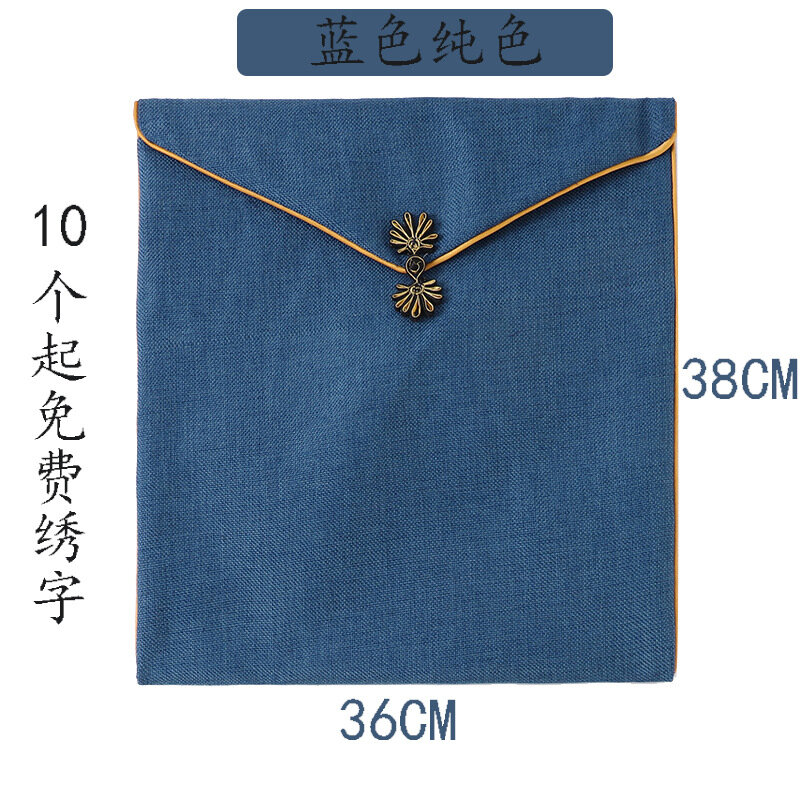 Толстый хлопковый и потный саун на пару чистый синий_36*38