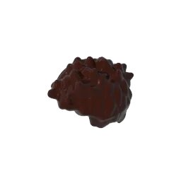 Строительные блоки Gobricks GDS-90117, минифигурка с шипами для волос, совместимые с детскими игрушками lego 98385, кирпич MOC, технический