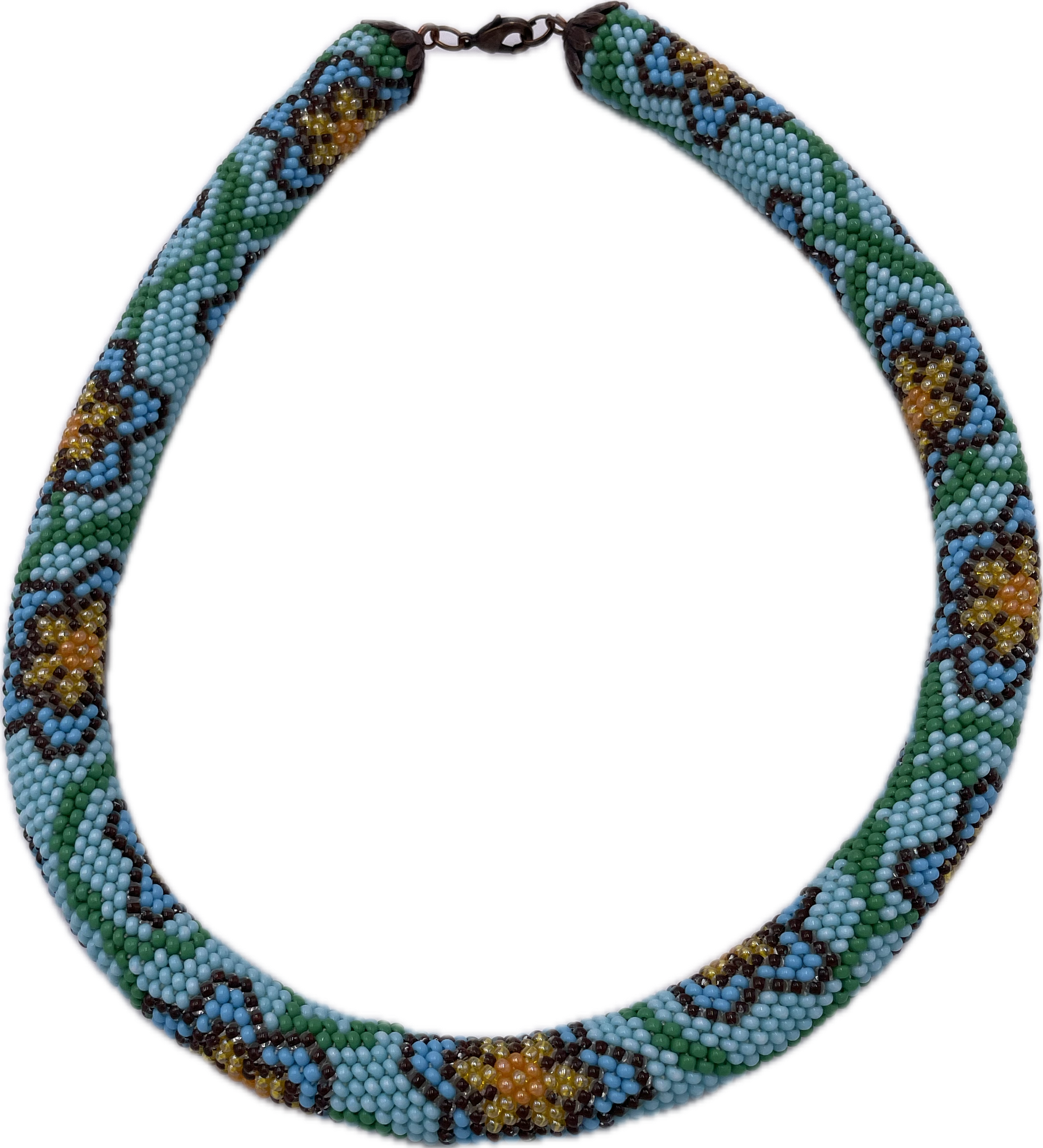 Колье, бисер