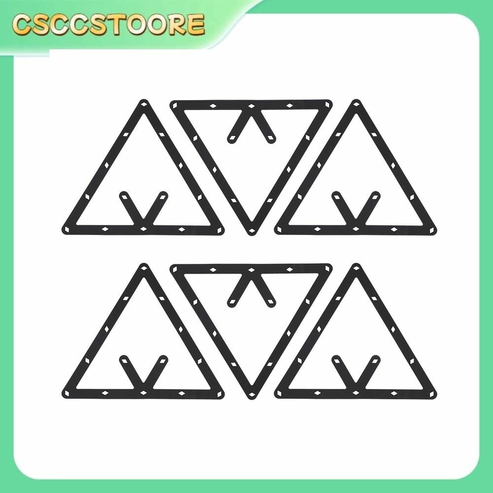 6шт Черная треугольная стойка для позиционирования шаров