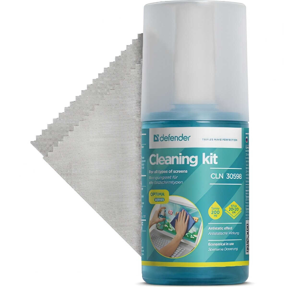 Чистящее средство для ТВ Defender CLN 30598 Optima