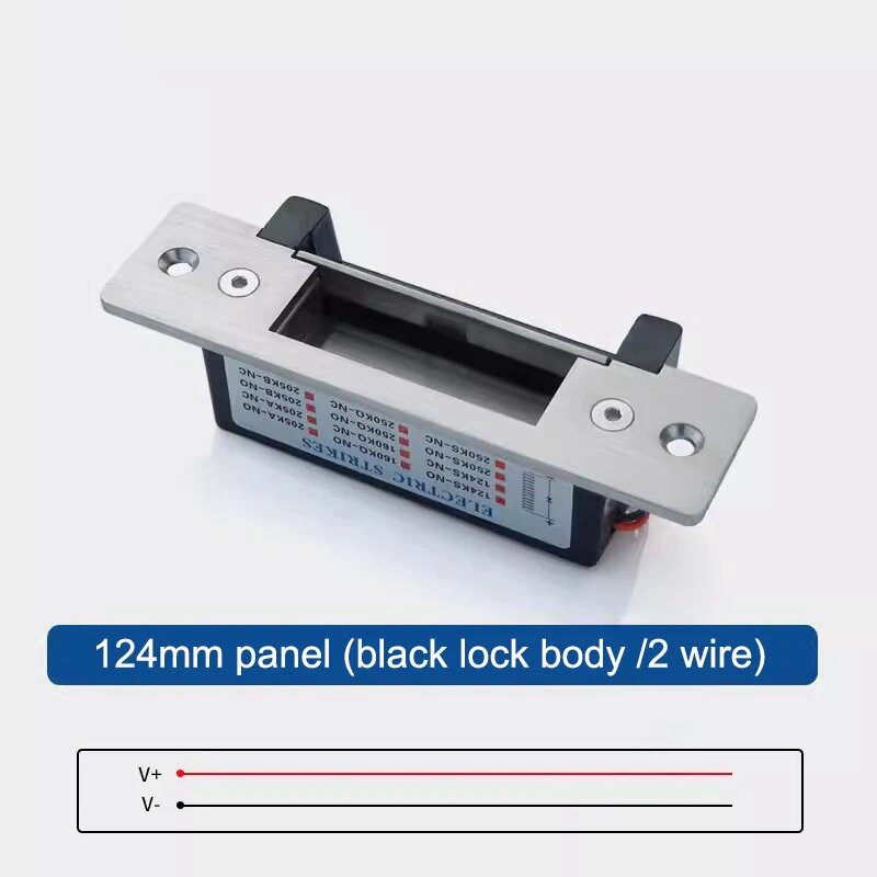ANSI оригинальный DC12V из нержавеющей стали, прочная, узкая рама, отказоустойчивый, безопасный стандартный электрический замок, электронный дверной замок