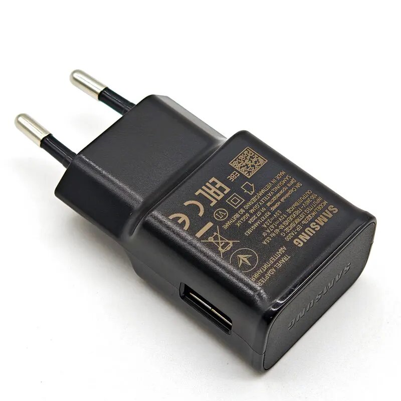 Для быстрой зарядки Samsung 15 Вт, адаптер для быстрой зарядки, кабель типа C для Galaxy S10 S8 S9 Plus Note 8 9 A14 A13 A33 A32 A42 A52 A31 Black-Charger Only