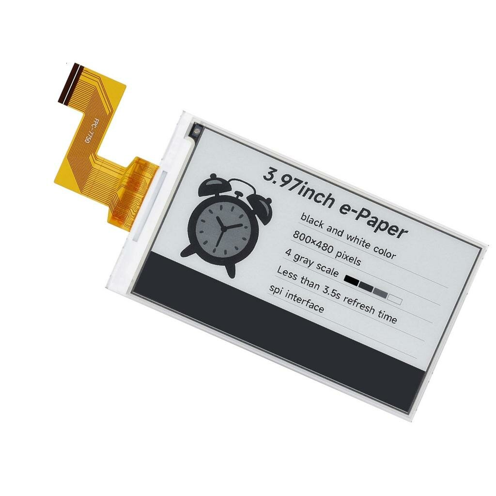 Чёрно-белый E-Paper экран с 4 оттенками серого для RPi HAT, Экранизация обнаженной натуры