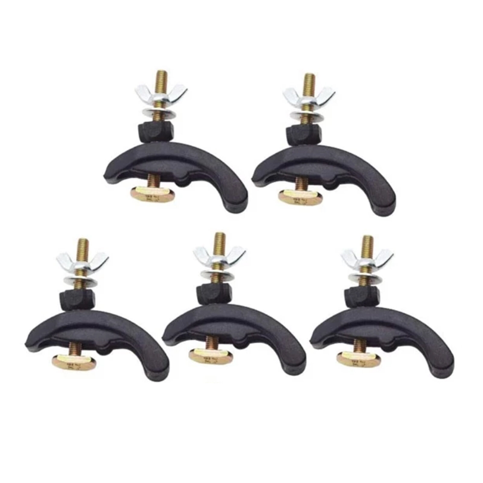 Пластина для тиснения высечки дугообразная для рабочего стола T-슬от, дугообразная зажимная приспособление для машины для гравировки, 5 ШТ/10 ШТ/20 ШТ (Доступно для выбора), черный цвет, материал сталь+пластик