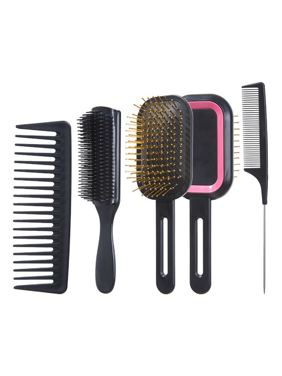 Набор из 4 частей, набор парикмахерских гребней на 3D стерео воздушной подушке