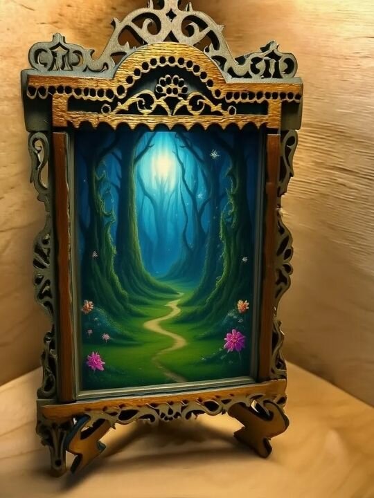 Зеркало Наличник в Русском стиле