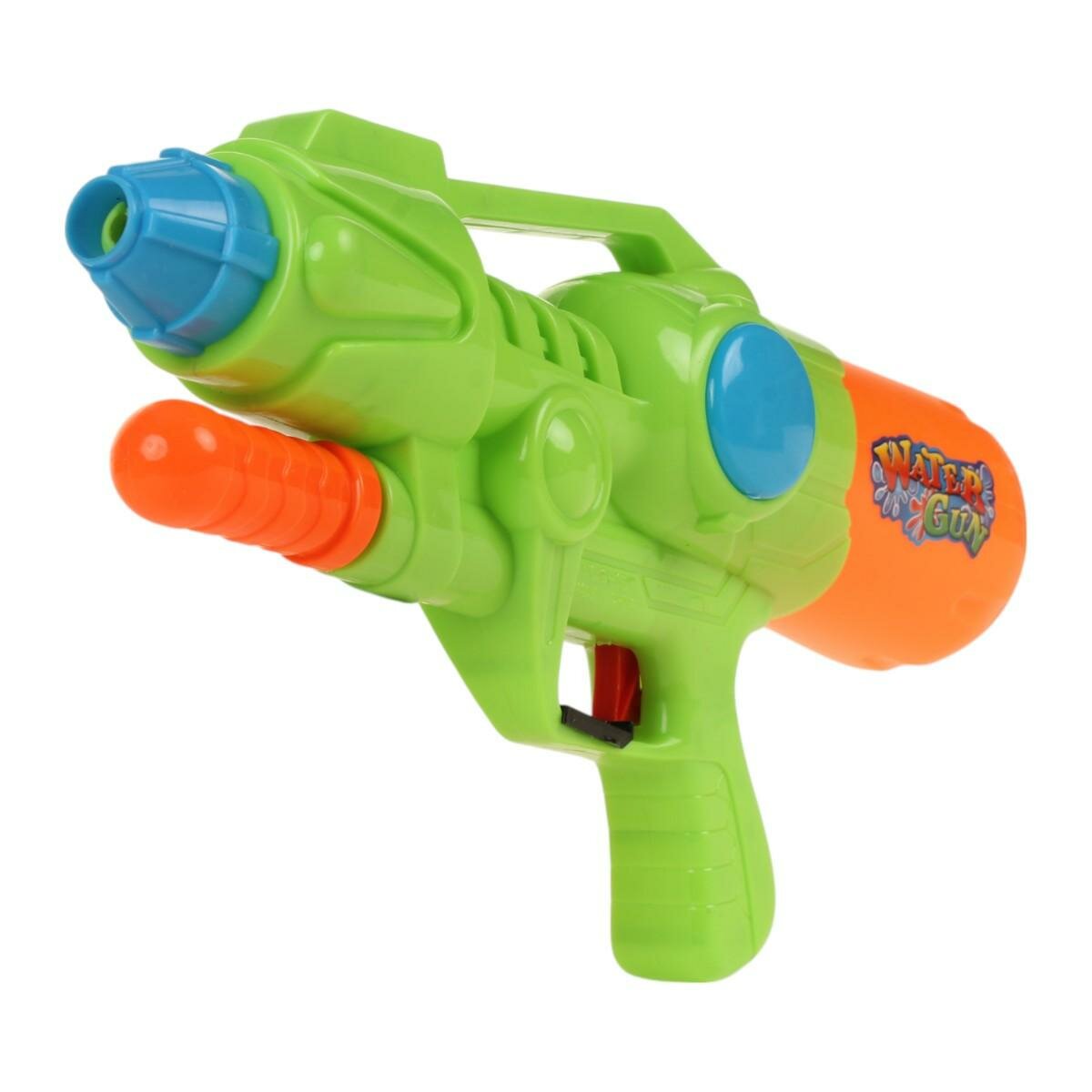 Водный пистолет 25см, помповый механизм, пластик, яркие цвета