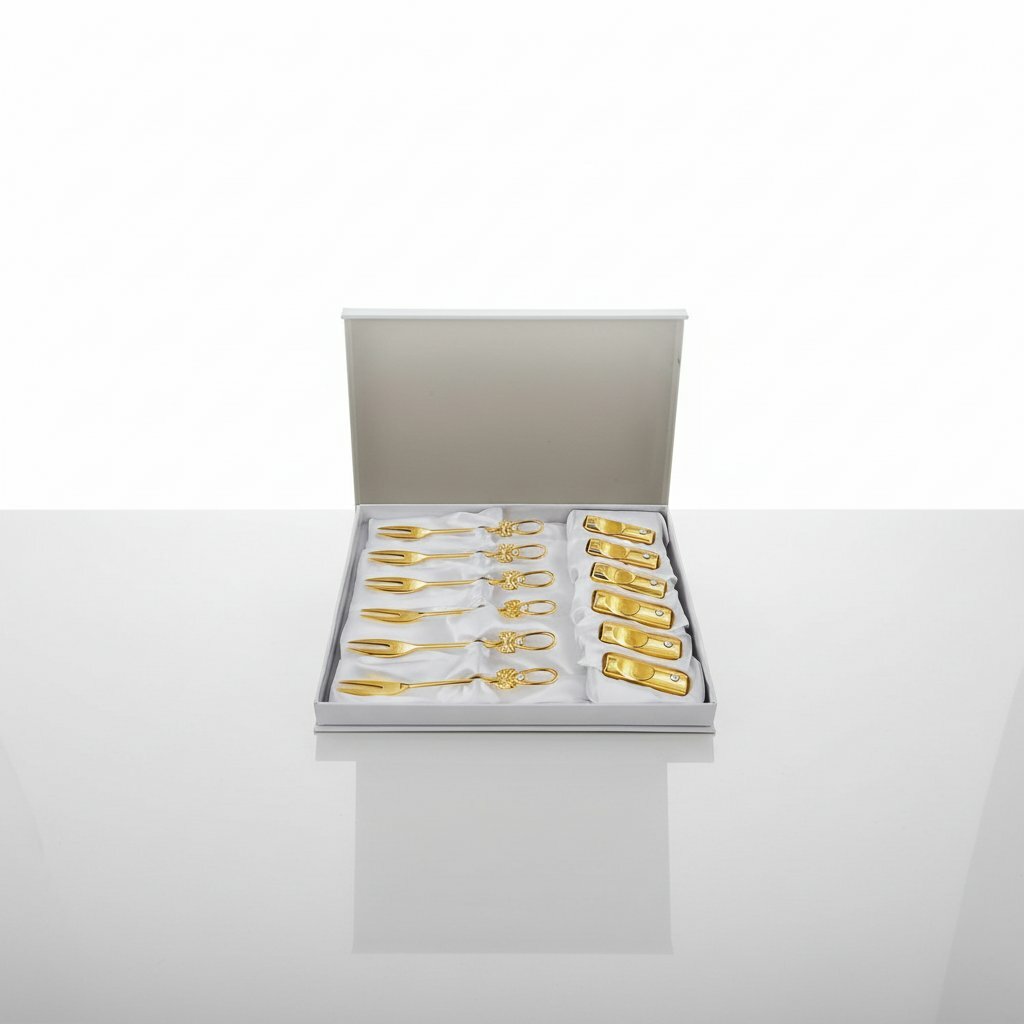 Набор Вилочек 6шт. AR-4278/6G Crystal Temptations США Металл, кристалл