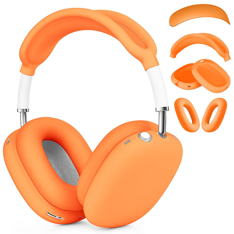 Чехол для наушников AirPods Max, силиконовый чехол для наушников, защитный чехол для Bluetooth-наушников Apple, защитный чехол для наушников