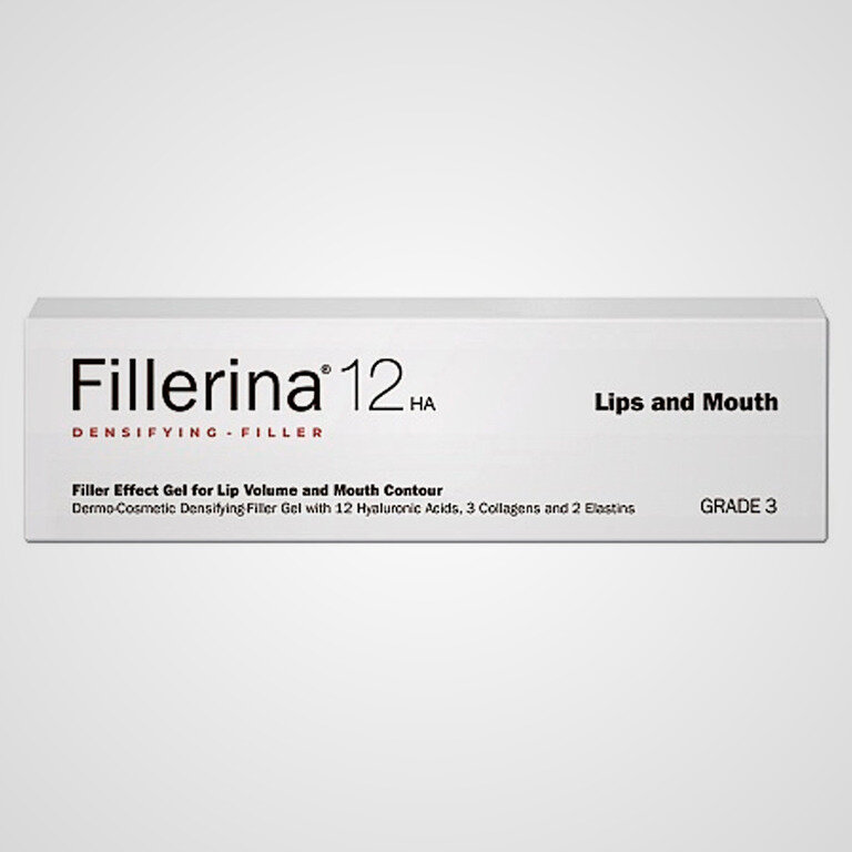 Гель с эффектом наполнения объема губ и контуров рта уровень 3 7 мл FILLERINA 12 Densifying-Filler Lips and Mouth Гель 7 мл