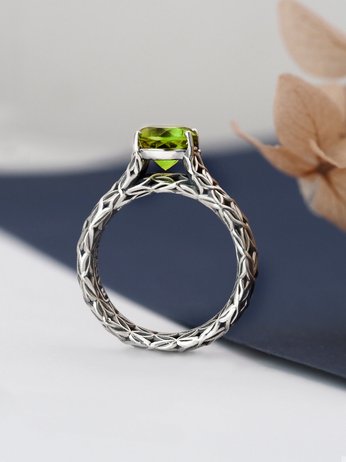 Кольцо тонкое, серебро, 925 проба, оксидирование, чернение