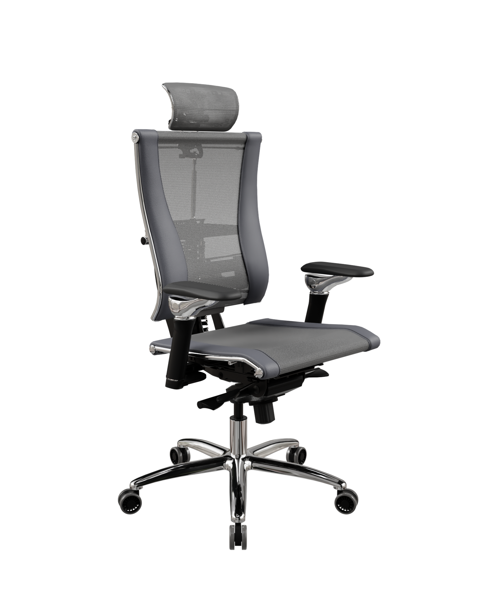 Кресло Yoga 4D Spine F Darkness GraY-Dark GreY \Elite Edition