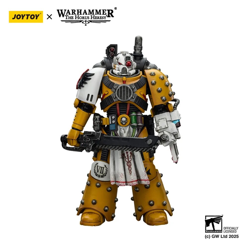 Фигурка JOYTOY Warhammer Imperial Fists Legion Apothecary/ фигурка Joy Toy