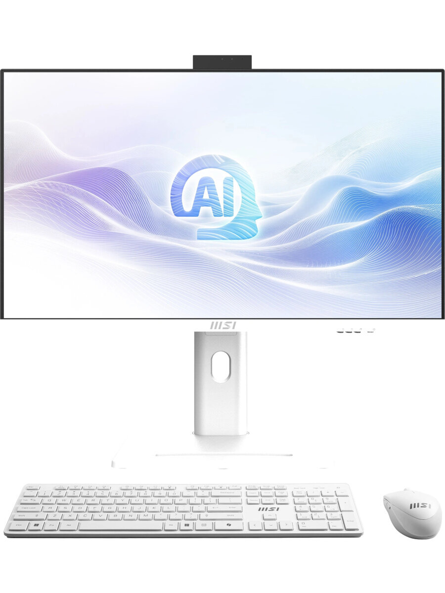 Моноблок MSI Modern AM273QP AI 1UM-095XRU 27" WQHD Core Ultra 7 155H/16Gb/SSD1Tb Graphics/noOS/белый