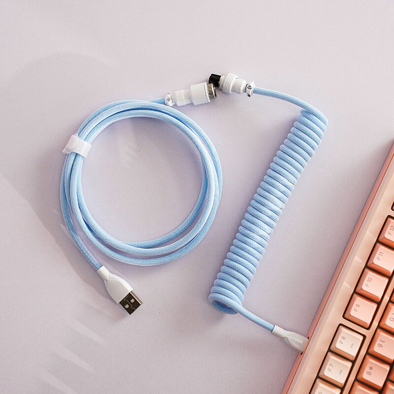 Кабель с авиационным разъемом на заказ, механический кабель для передачи данных, кабель с авиационным разъемом для рыболовных сетей, спиральный кабель, армированный кабель, плетеный кабель типа C.