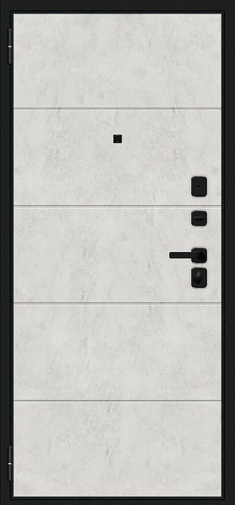 Входная Дверь Bravo Граффити-1 Инсайд/SBlack Букле Черное/Look Art 860x2050, 960x2050мм / Браво.