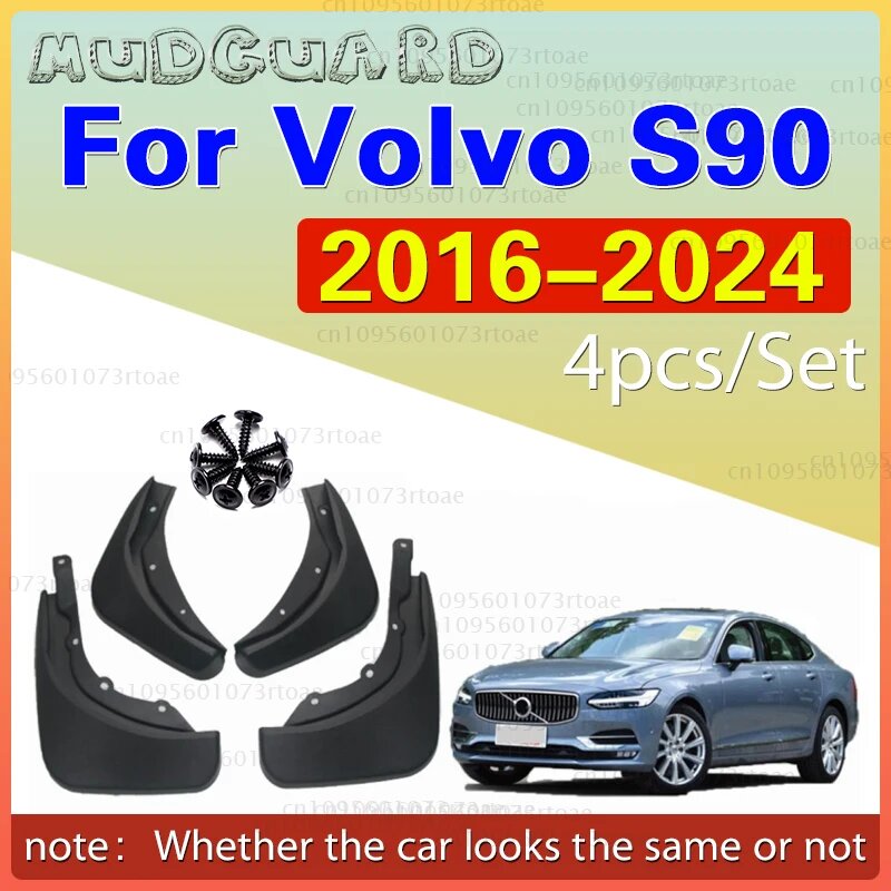 Комплект автомобильных брызговиков для VOLVO V90 S90 2016-2024, брызговики, передние и задние формованные 2017 2018 2019 2020 2022 2021