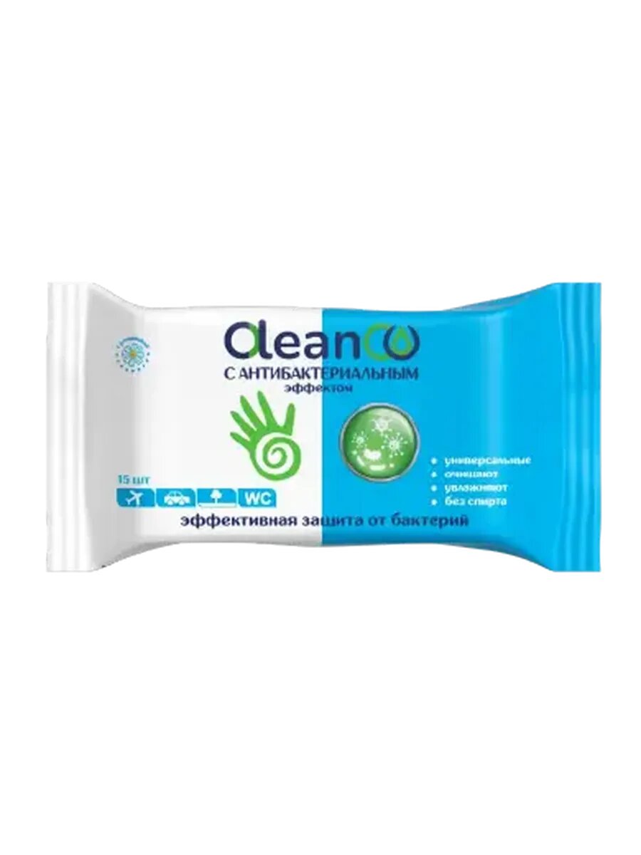 Олеано Клинко Салфетки влажные с антибактериальным эффектом