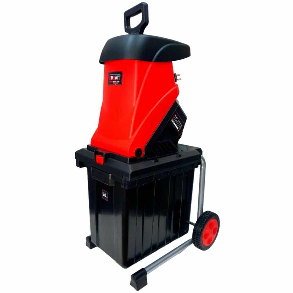 Садовый измельчитель BRAIT BESH-280 (2,5кВт, скорость 4050об/мин, макс. диаметр 40мм, контейнер 50л) 33.02.001.069