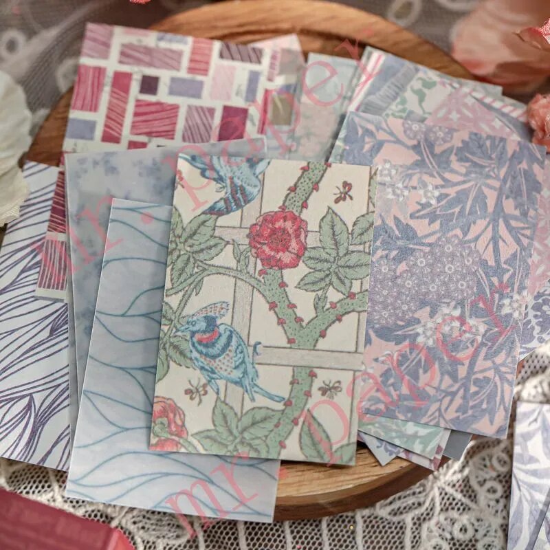 Красная бумага для рисования и скрапбукинга Mr. Paper Midsummer Garden, 360 листов, 70 г/м², Китай — фото 1