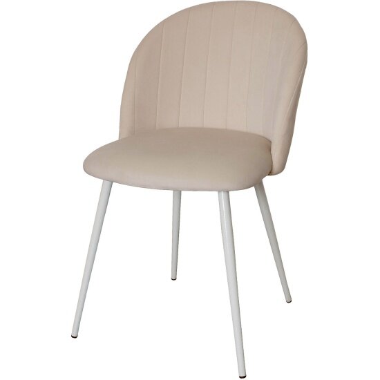 Стул домашний M-group бостон, бежевый, белые ножки