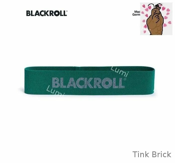 Эксклюзивный эспандер Yoga Fitness от BLACKROLL, зеленый, умеренной интенсивности